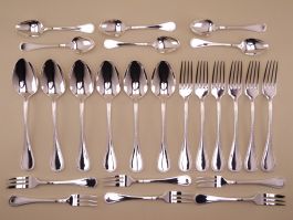 WMF Perlrand neue Version versilbert 90 Komplettbesteck 6 Personen