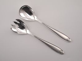 WMF 1600 Akanthus versilbert Salatbesteck